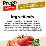 Prego Traditional Pasta Sauce, 24 oz Jar, Thick and Smooth Italian ...