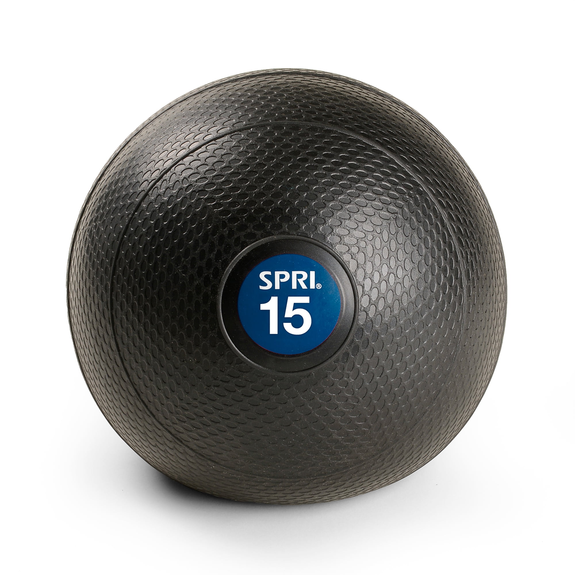 SPRI 15 Lb Blue/Blk Slam Ball Pms 295C 20C Dia - Walmart.com