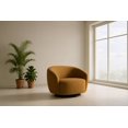 Norris - Modern Mustard Fabric Swivel Accent Chair - Walmart.com