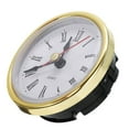 2.56" Classical Clock Craft Mini Clock Insert Quartzs Movement Round ...