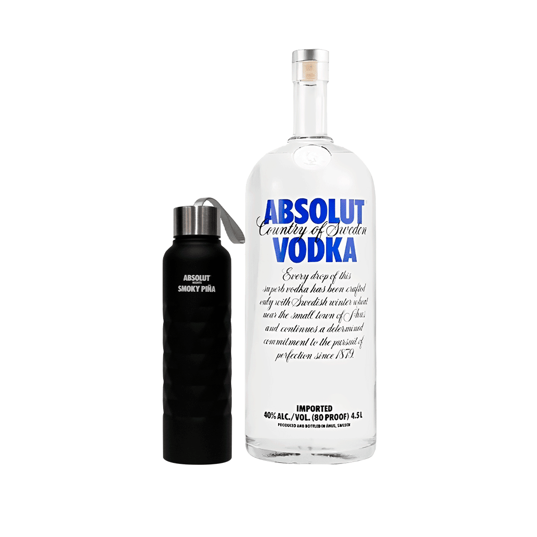 Vodka Absolut Azul + Termo Absolut Walker | Walmart en línea