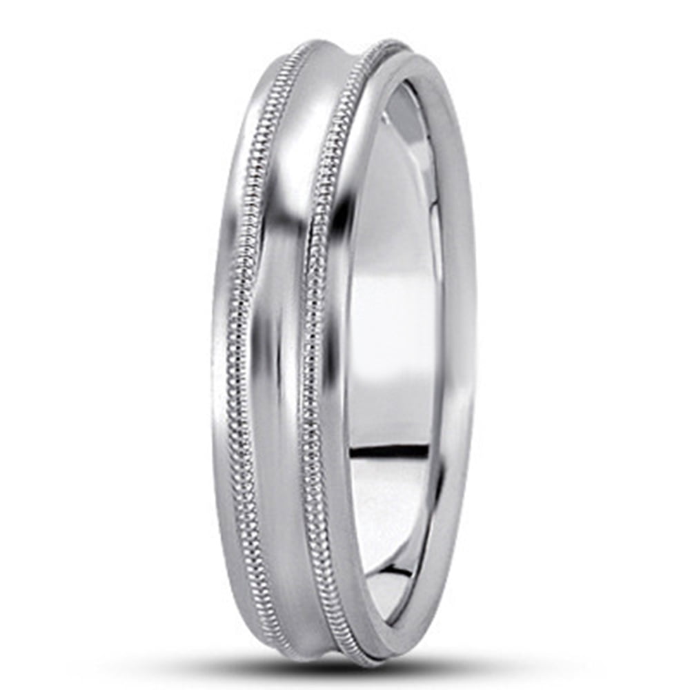 Click here for Pompeii3 Mens Bright Polished 5 Mm Wedding Band 10... prices