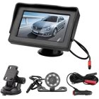 Podofo Wireless Car Backup Camera Kit 4.3" Mirror Monitor Waterproof ...