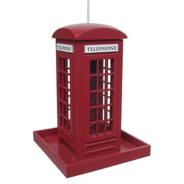 Home Bazaar Police Call Box Bird Feeder - Walmart.com