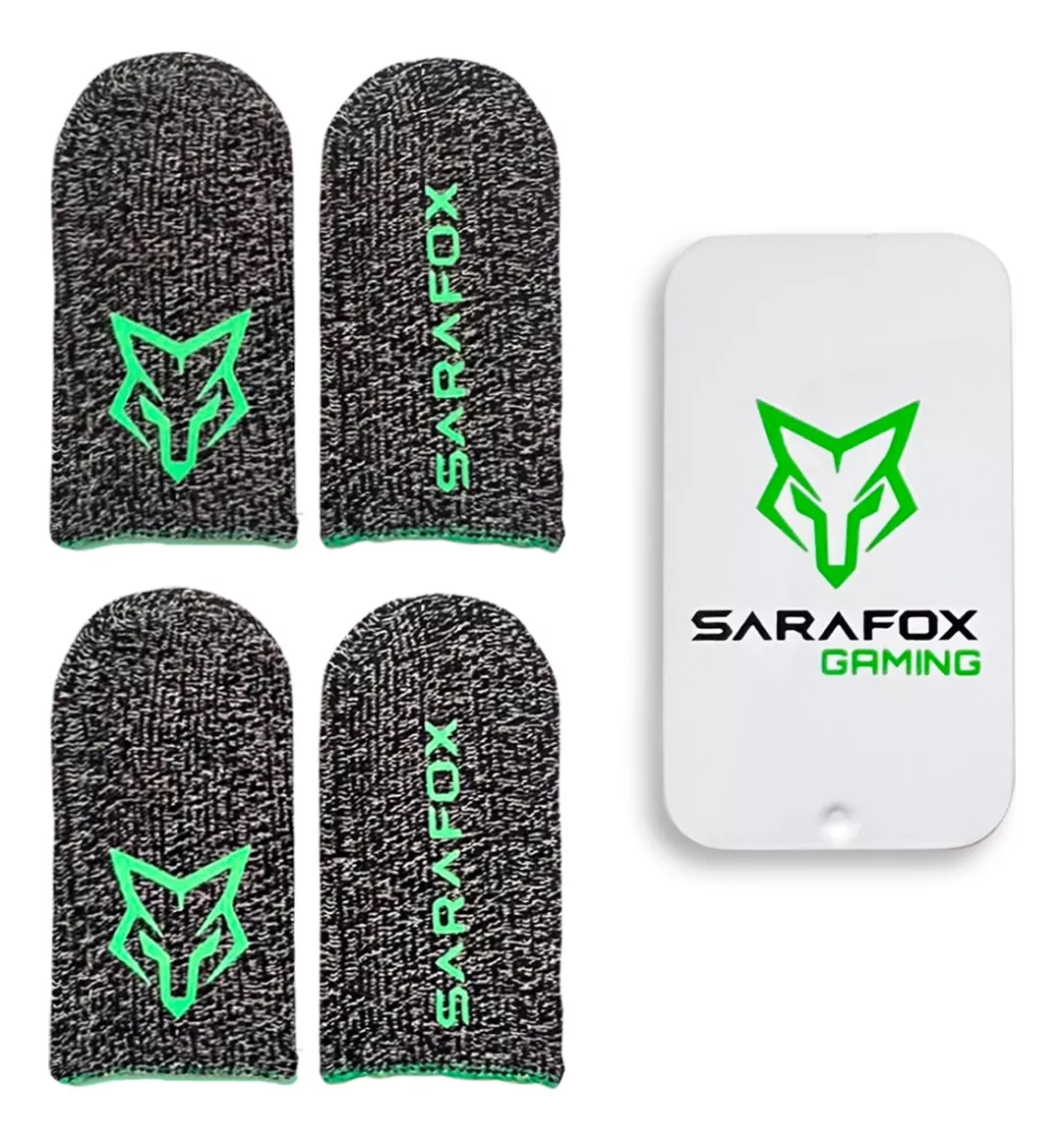 4pza Dedales Gamer Sarafox V9 Guantes Para Dedos Profesional | Walmart ...