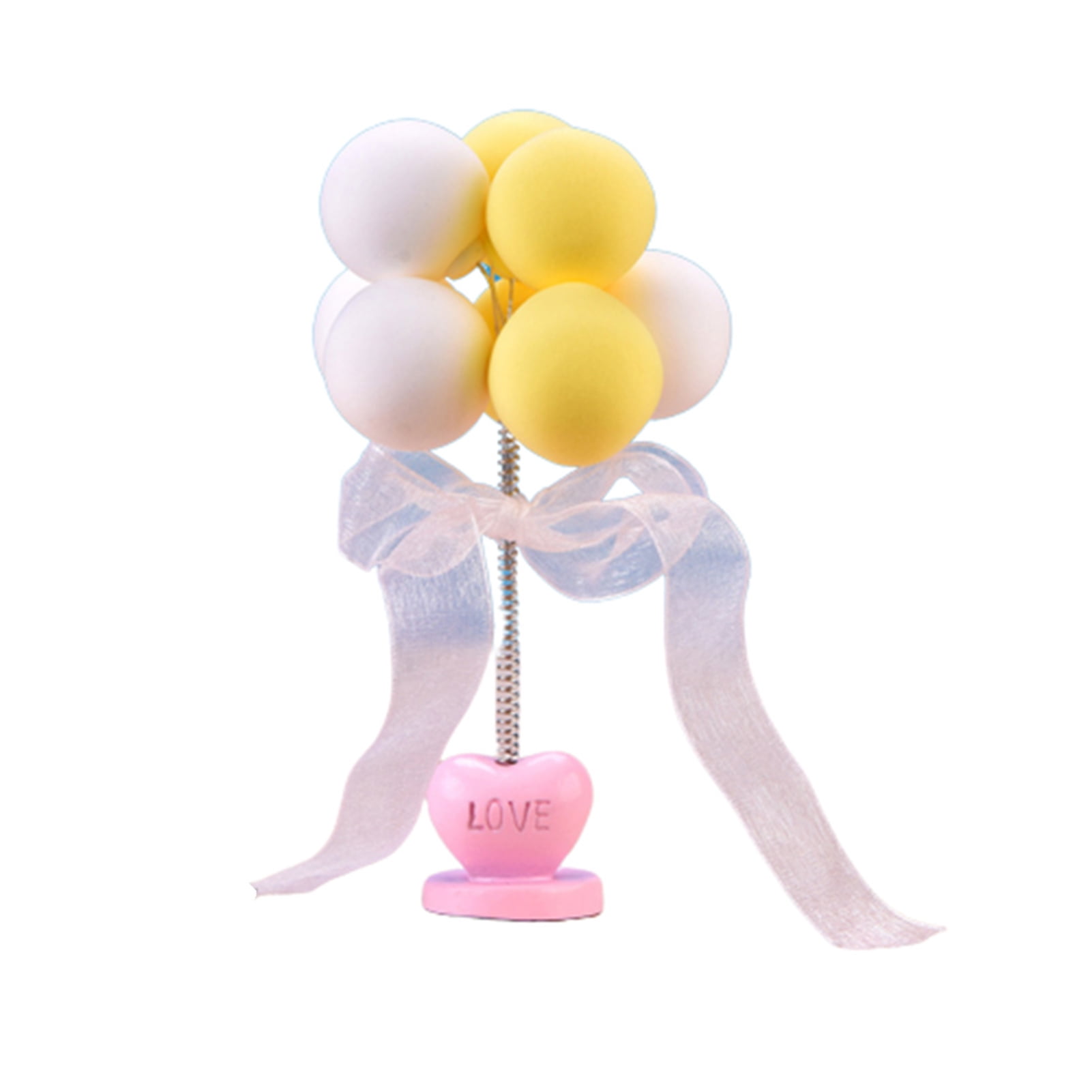 Resin Balloon Cake Toopers Car Ornaments Mini Balloon Fairy Tale Garden ...