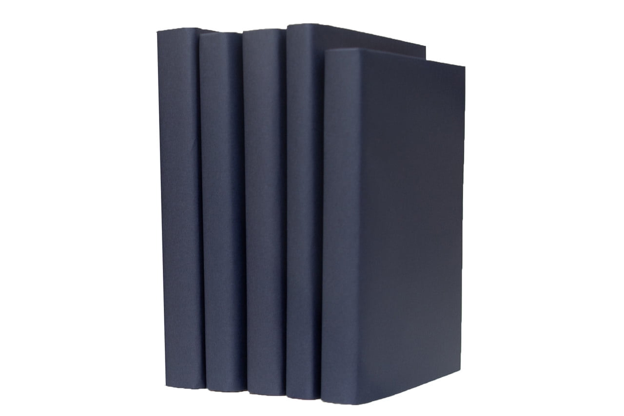 Decorative Books Navy Paper-Wrapped Pen & Willow - Real, eco-friendly ...