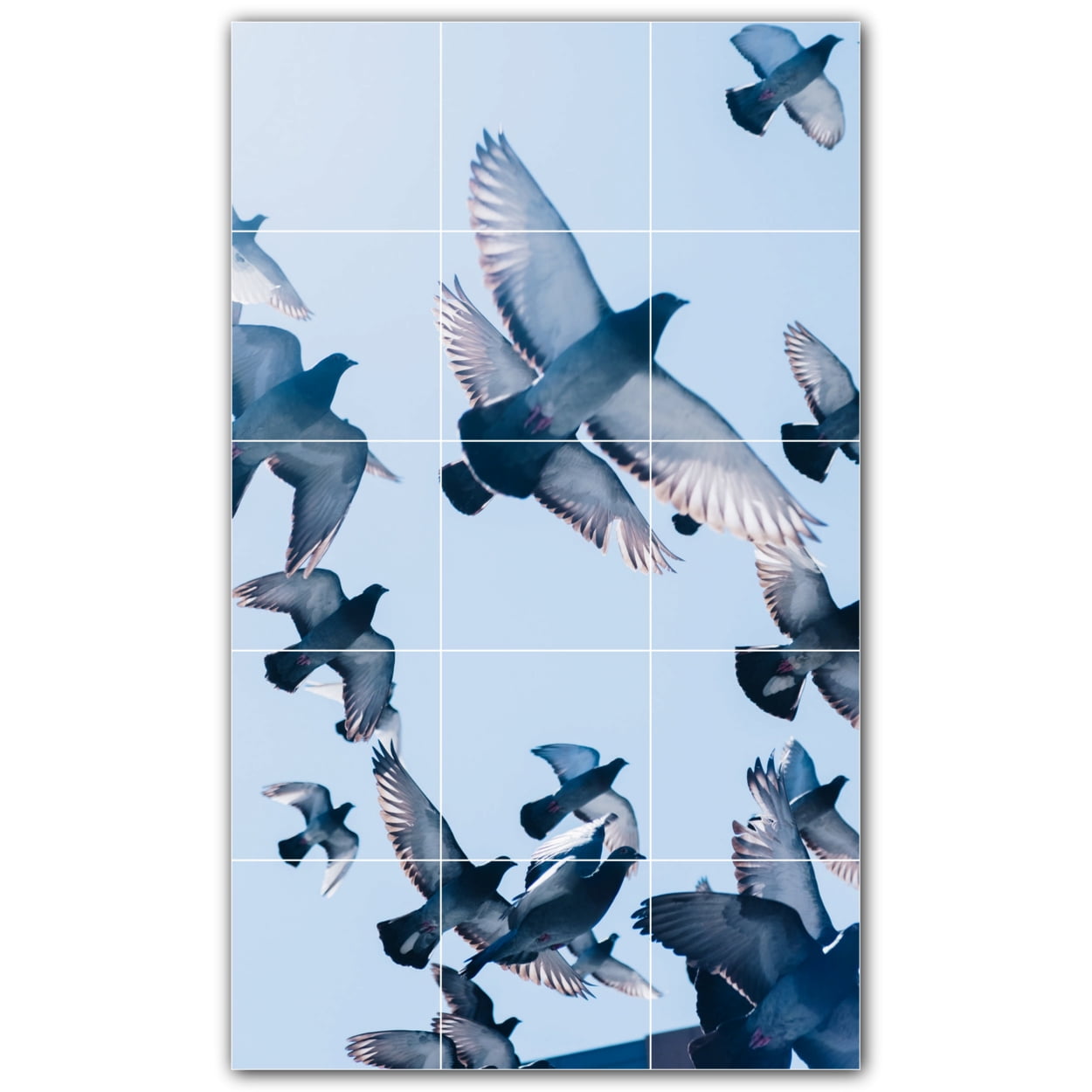 Picture-Tiles.com: Bird Ceramic Tile Wall Mural WAL500219-35M. 18"W x ...