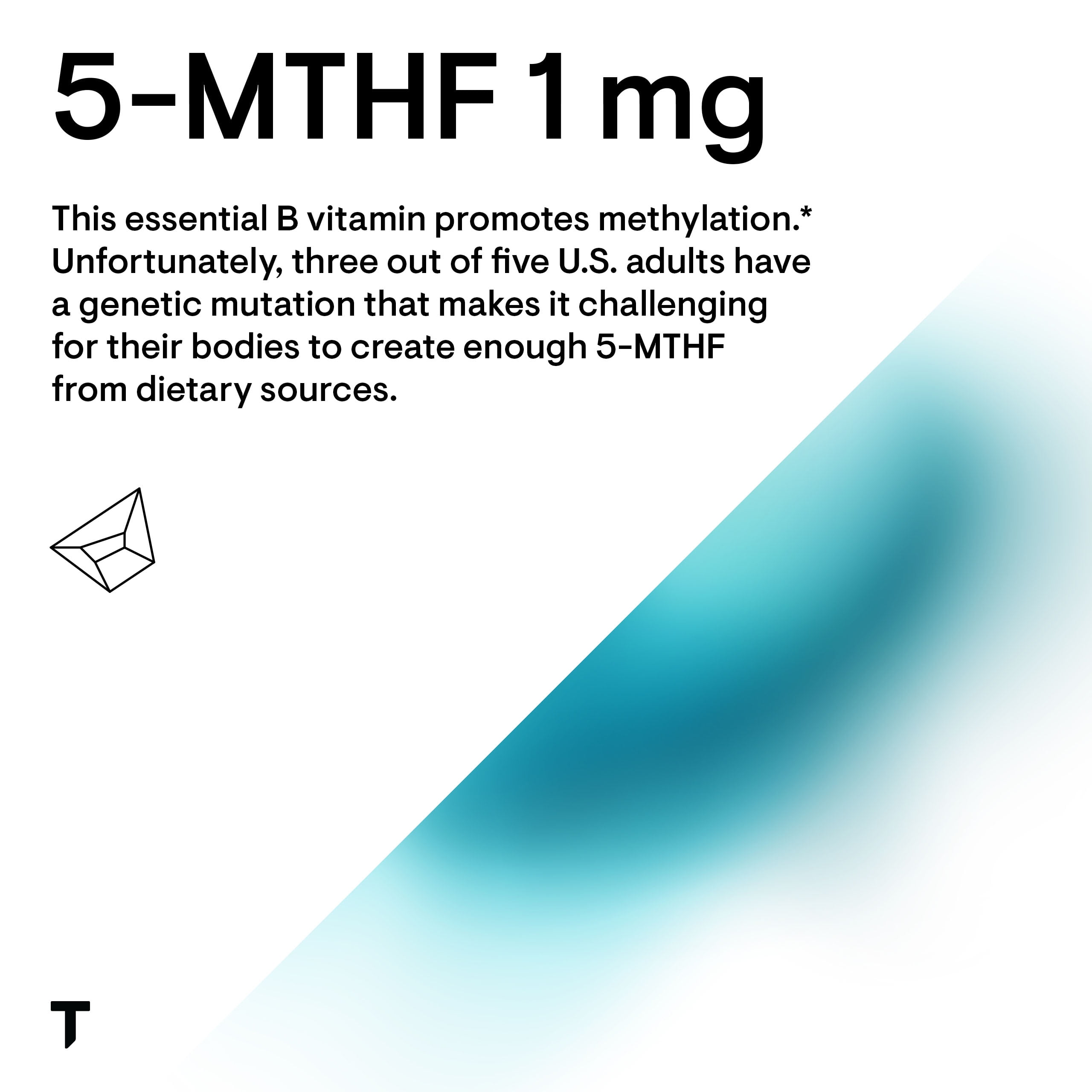 Buy Thorne 5-MTHF 1mg, Methylfolate (Active B9 Folate) Supplement, Supports Cardiovascular ...
