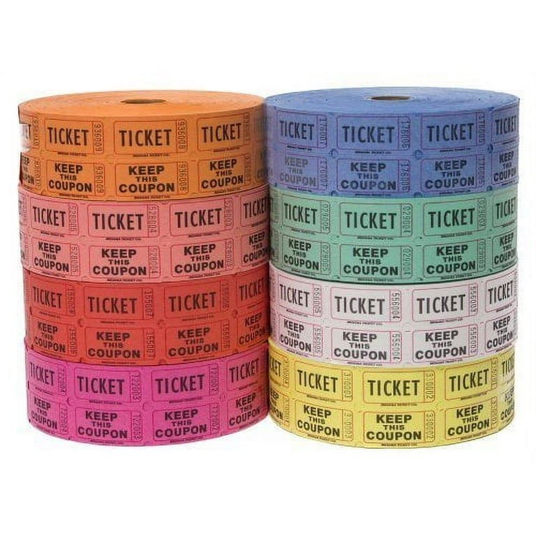 5050 Raffle Tickets Clipart