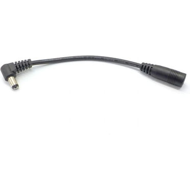 FITE ON 2.5mm x 0.7mm Male Plug to 5.5mm x 2.1mm female socket DC Power Adapter Cable - Walmart.com