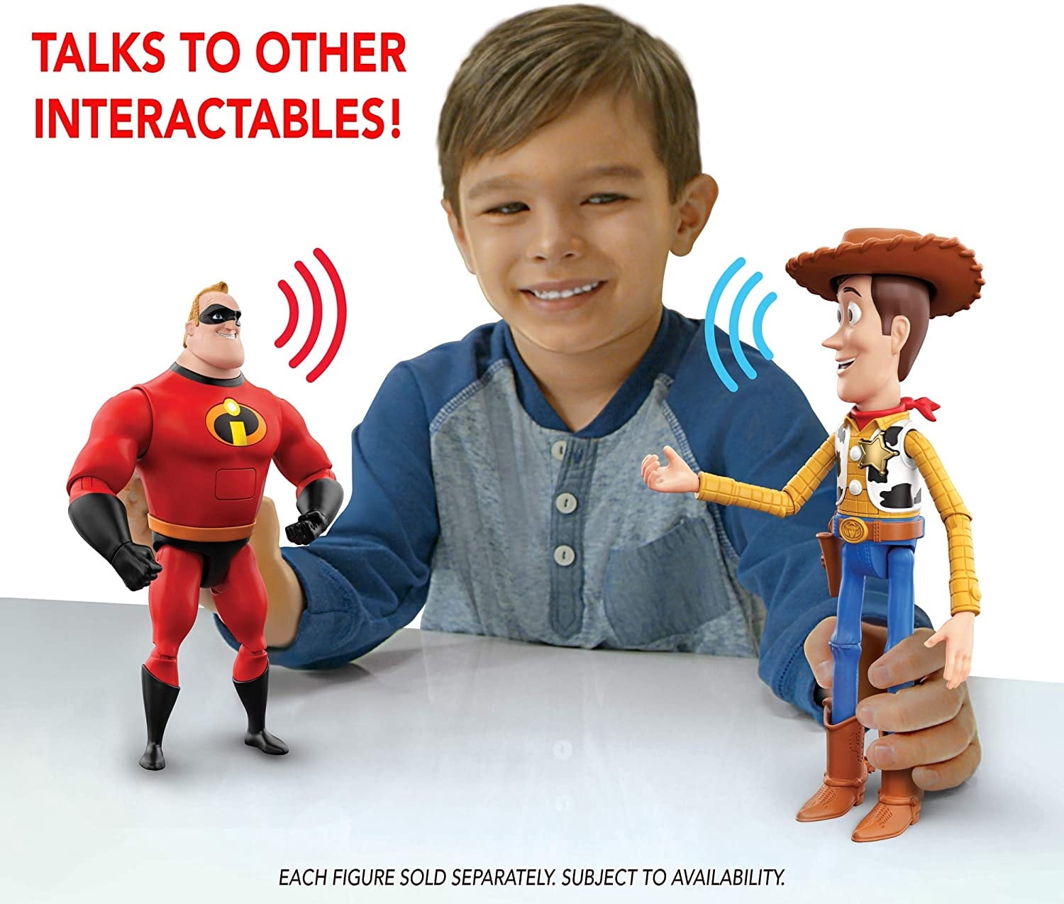 Pixar Interactables Mr. Incredible Talking Action Figure, 8-in Tall ...