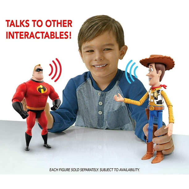 Pixar Interactables Mr. Incredible Talking Action Figure, 8-in Tall ...
