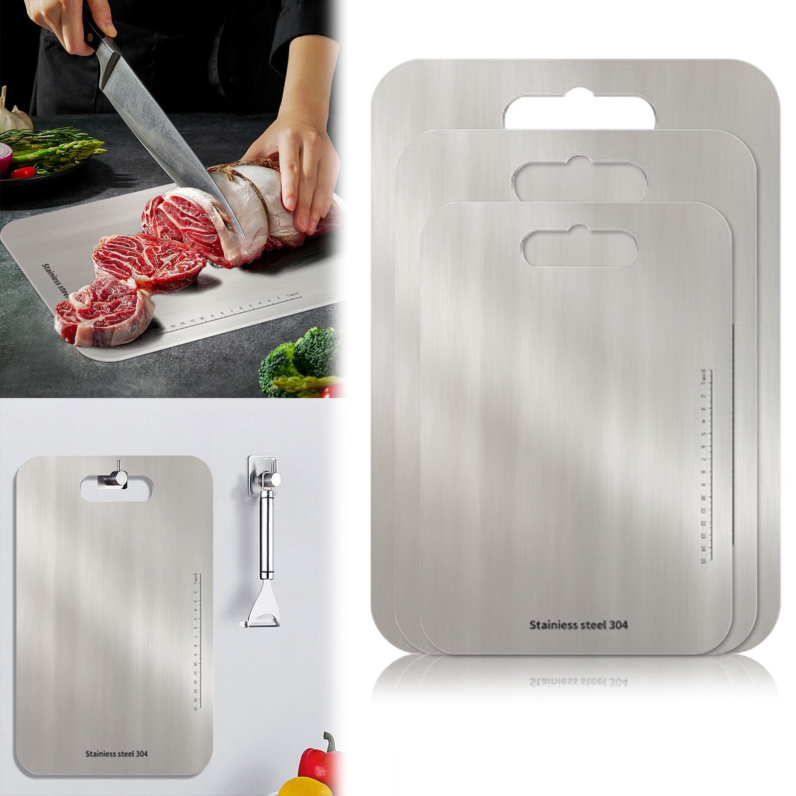 Tabla de cortar de titanio Sulihua 2024: 100 % titanio puro para cocina ...