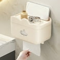 CaiYueKe Wall Mount Toilet Paper Holder Bathroom Tissue Box Dispenser ...