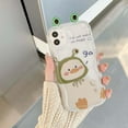 Cute 3D Bear Frog Eyes Cat Ears Case For Samsung Galaxy S23 S24 Ultra ...