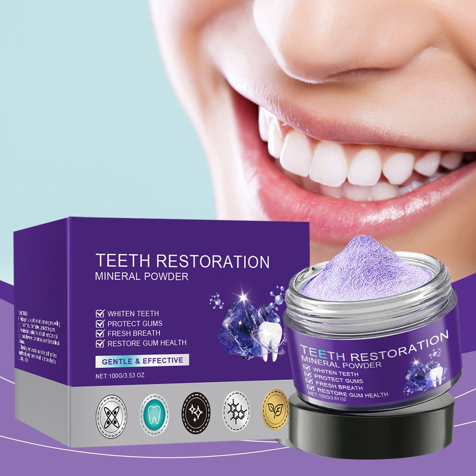 Tooth Powder Tooth Powder Tooth Powder Effectively Strengthens Teeth ...