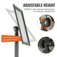 BENTISM Pedestal Sign Holder, Adjustable Vertical & Horizontal Floor ...