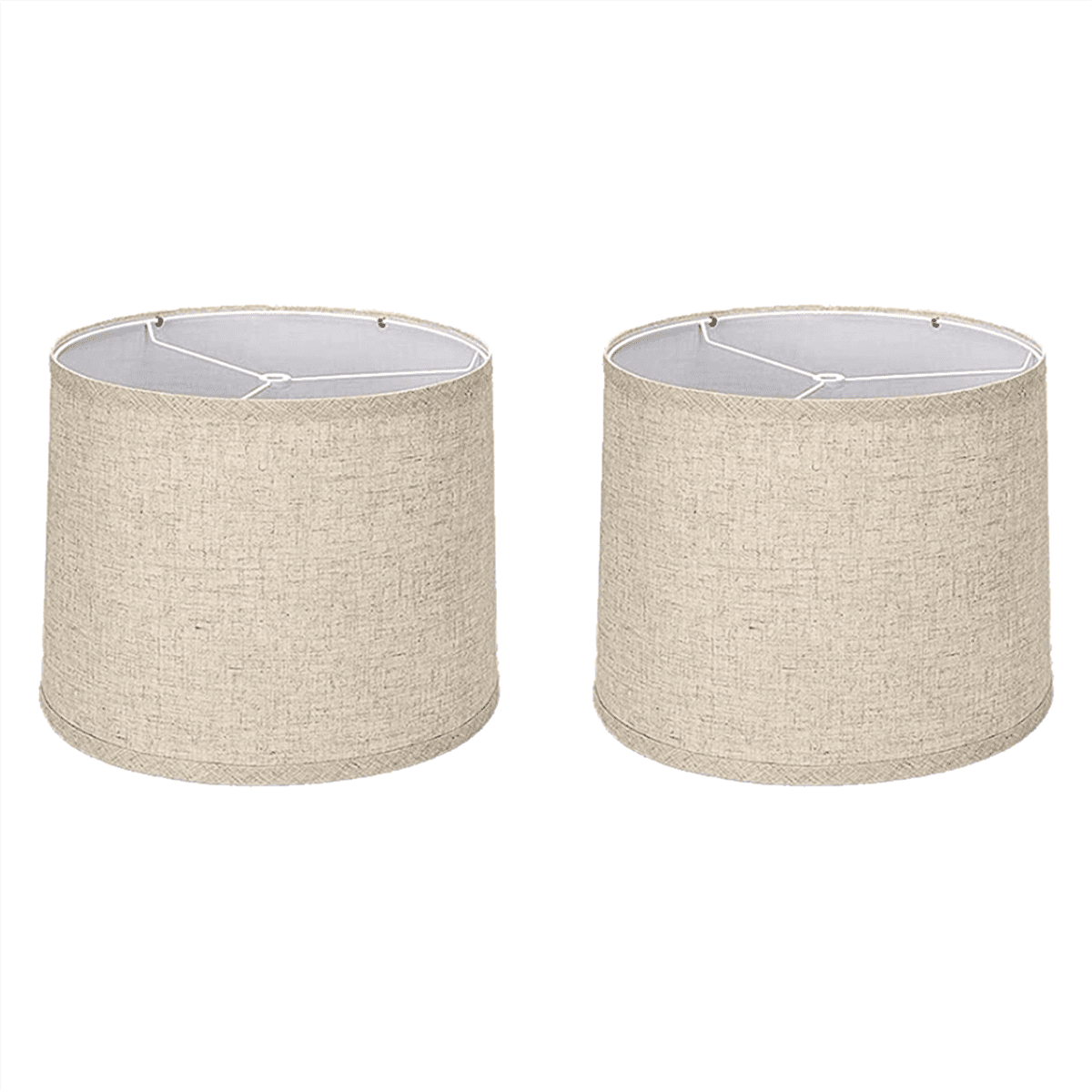 Click here for Unbranded 2pcs Lamp Shades Natural Linen Lampshade... prices