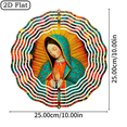 Beautiful Wind Spinner Beautiful 10 inch Acrylic Virgin Wind Spinner ...