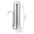Countertop Filter Tap Water Filtration Filter Sink Drinking System ...