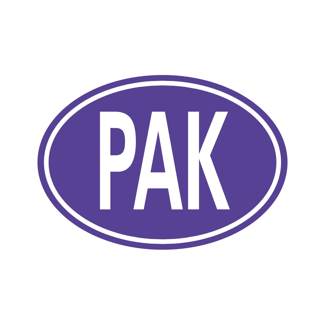 Pakistan Oval Sticker Decal Die Cut - Self Adhesive Vinyl ...