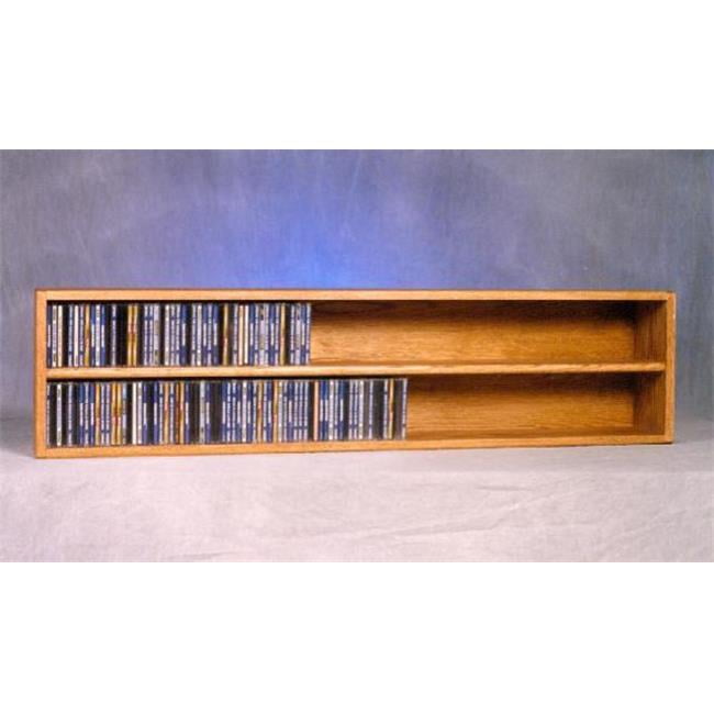 Wood Shed 203-4 Solid Oak Wall or Shelf Mount CD Cabinet - Walmart.com