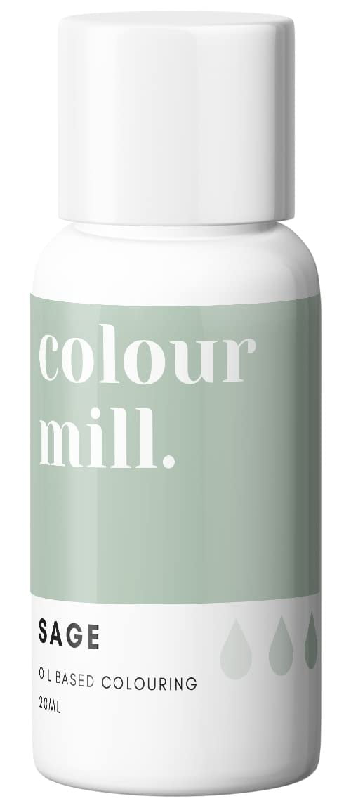 Colour Mill Oil-Based Food Coloring, 20 Milliliters Sage - Walmart.com