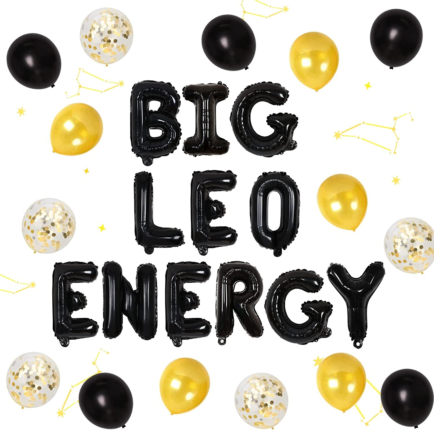 Leo Birthday Party Decorations,Constellation Theme Birthday Supplies ...