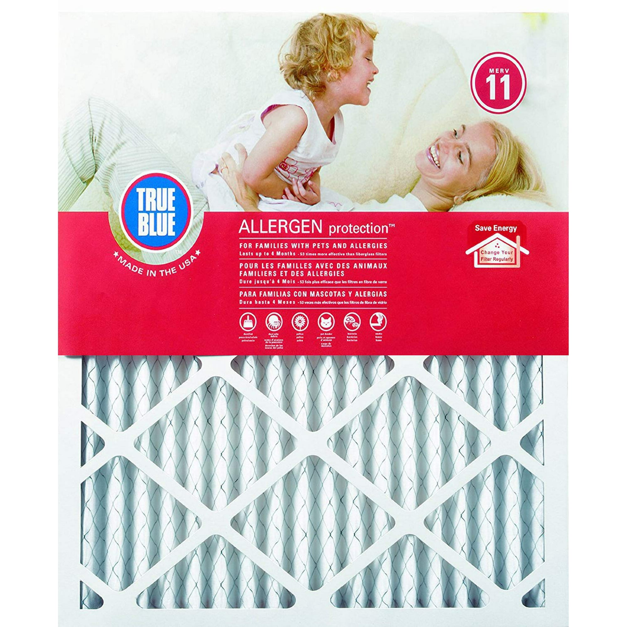 Click here for True Blue 15x20x1 Merv 11 Allergen Air Filter (4-P... prices