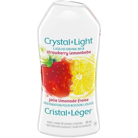 Crystal Light Liquid Drink Mix, Strawberry Lemonbabe, 48mL - Walmart.ca
