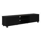 CorLiving Hollywood Wood Grain TV Stand with Doors for TVs up to 85 ...