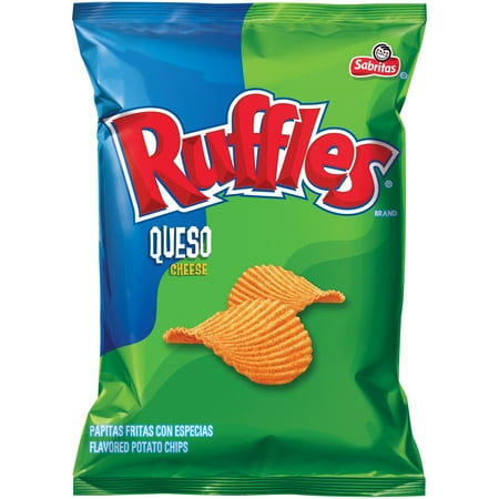 Ruffles Queso Cheese Potato Chips 6.5 oz. Bag - Walmart.com