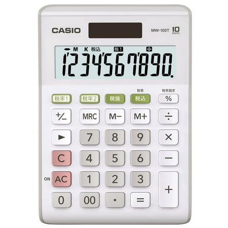 Casio Standard Calculator W Tax Rate Setting/Tax Calculation Mini Just ...