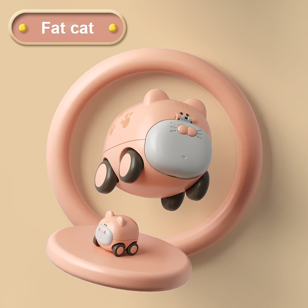 FUNNYFAIRYE Cartoon Car Toys|Cute Animal Shape Catapult Toy Car|Press ...