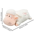 31.5in Lamb Plush Toy Pillow, Soft Sheep Stuffed Animal for Sleeping ...