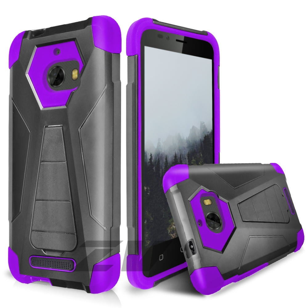 CoolPad Defiant Case, ZV Hybrid Dual Layer Cover - Heavy Duty Durable ...