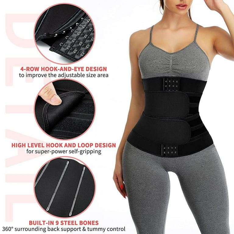 Waist Trimmers Quilax Sweat Waist Trainer,Neoprene Workout Waist ...