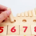 MLINS Wooden Count & Match Numbers Learn to Count Educational Counting ...