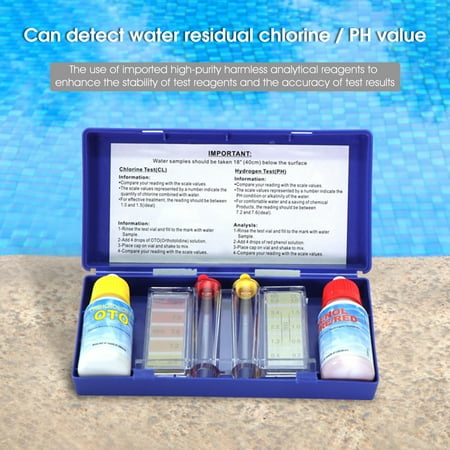 Fairnull Water Quality Test Kit Precise High Purity Portable Reagent PH ...