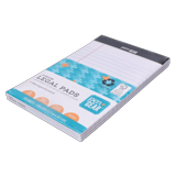 Pen + Gear Jr. Legal Pads, White Color Paper, 50 Sheets, 3 Count ...