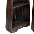 DecMode Brown Wood Boat Display Shelf, 9-Tier Shelving Unit, 3-Pieces ...