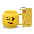 LEGO: Classic Yellow Minifigures Winking Girl Ceramic Mug, 8.6oz ...