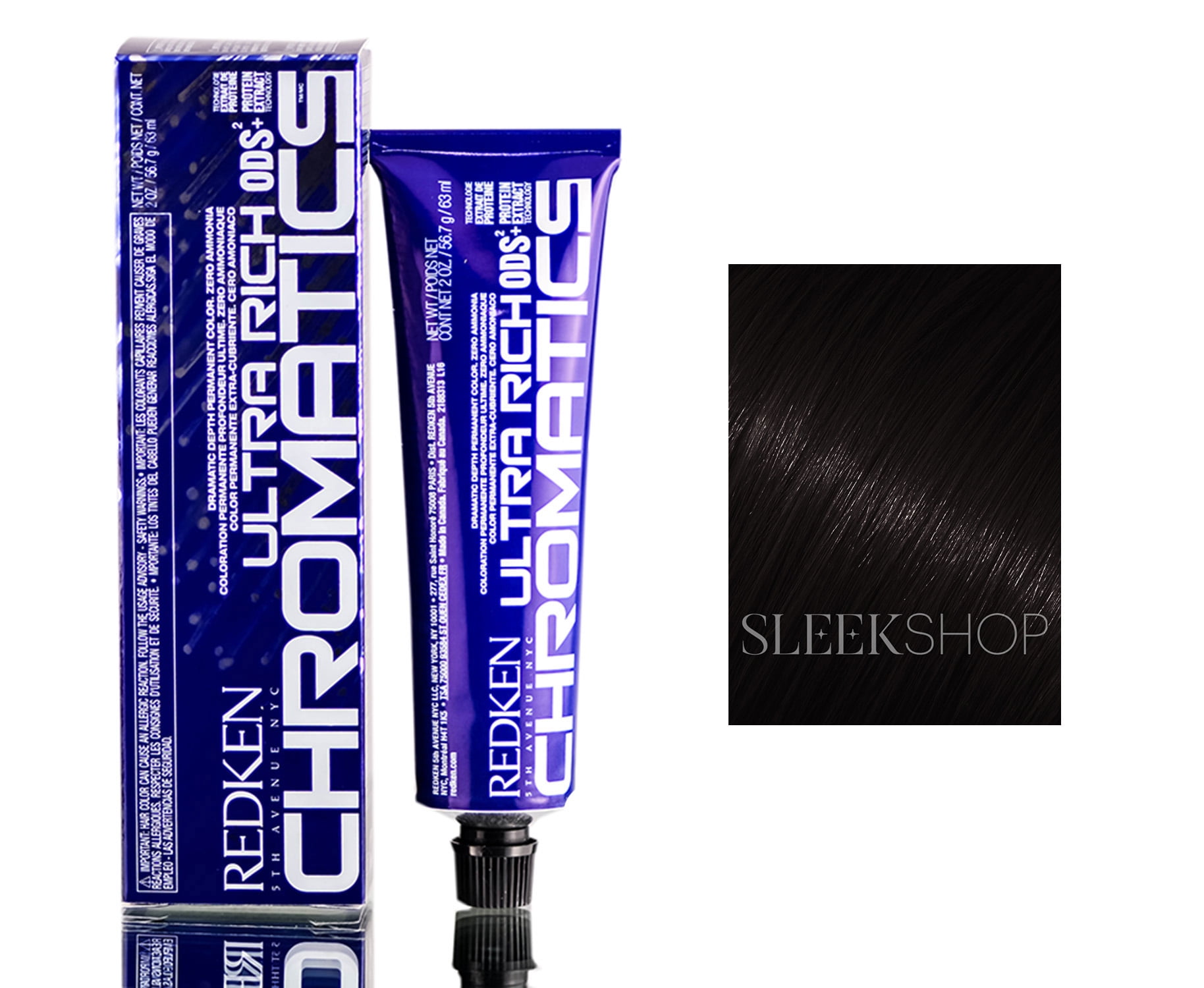 Redken Ultra Rich Chromatics ODS - 3NN/Natural - Pack of 2 with Sleek ...