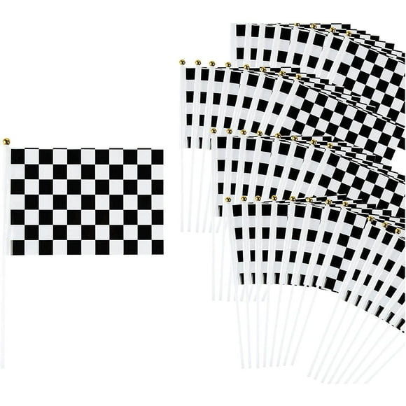 Black And White Checkered Flags