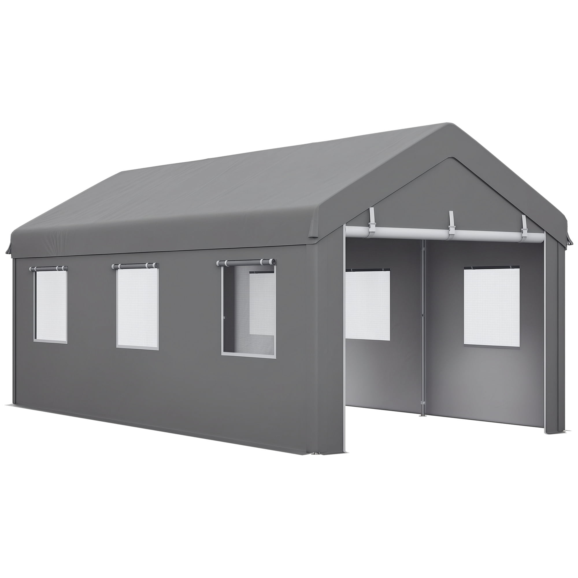 Click here for Outsunny 10 X 20 Carport  Heavy Duty Car Port With... prices