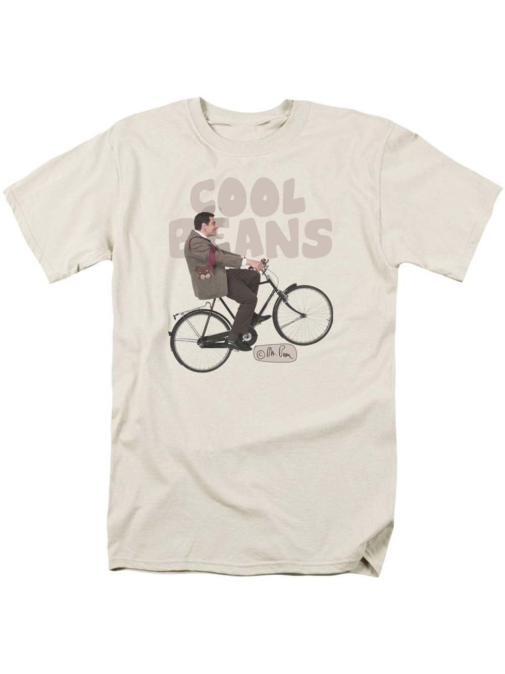 Mr. Bean Men's Cool Beans T-shirt Cream - Walmart.com