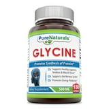 Pure Naturals Glycine 500 Mg 180 Capsules - Walmart.com