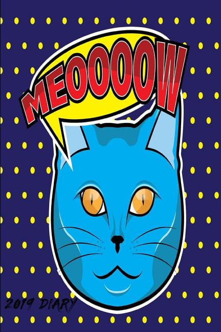 2019 Diary: Cute Cat Diary a Day to a Page 2019 Planner - Walmart.com