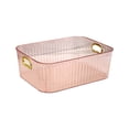 Clear Acrylic Storage Organizer Box, Semi-Transparent Makeup Vanity ...